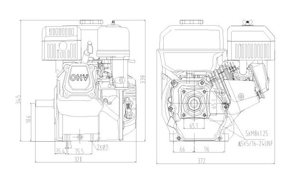 Rato 7HP 4 Stroke Engine Horizontal Shaft – EasyQuip